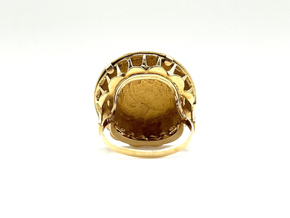 No reserve price - 10 Francs Coq/Marianne Ring - Rose gold - Catawiki