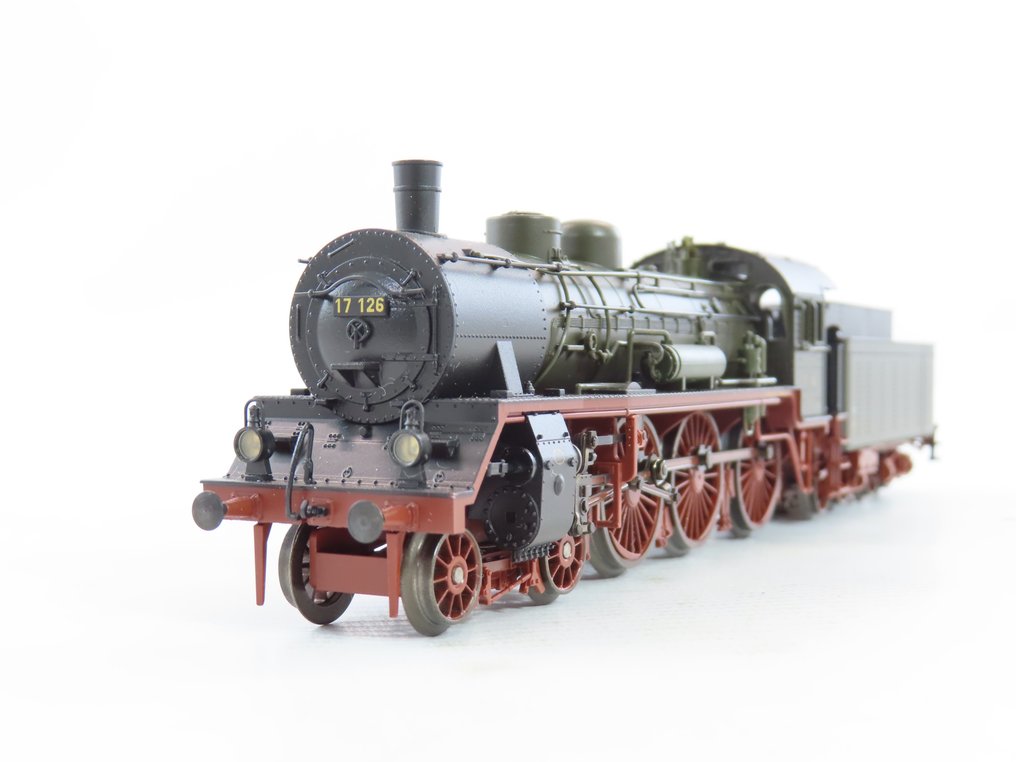 Märklin H0 - 37192 - Dampflokomotive mit Tender (1) - BR 17 mit ESU ...