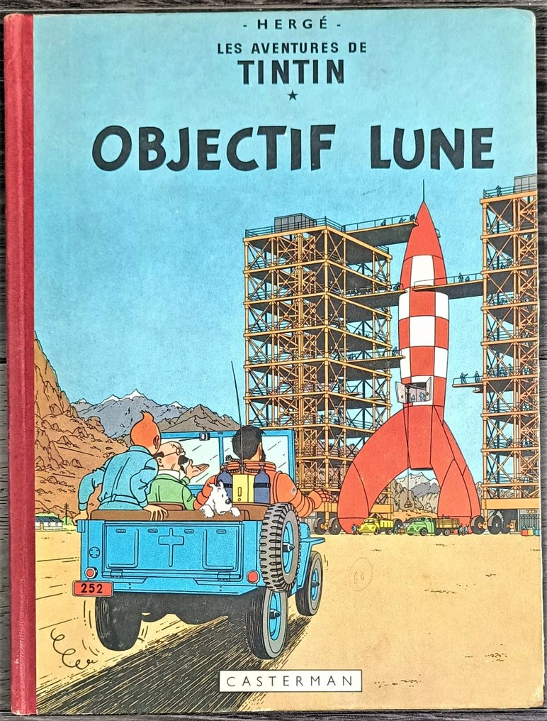 Tintin T16 Objectif Lune B8 C 1 Album Première édition