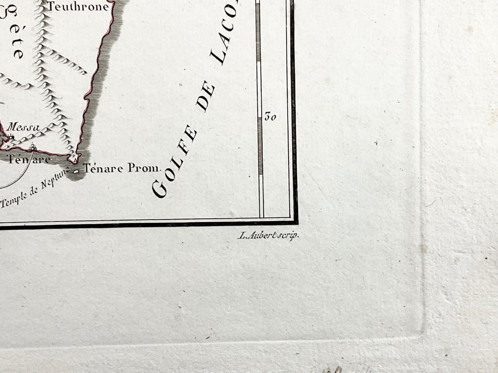 Greece, Map - Gulf of Messinia, Peloponnese, Elis, Triphylia, Zaçynth ...