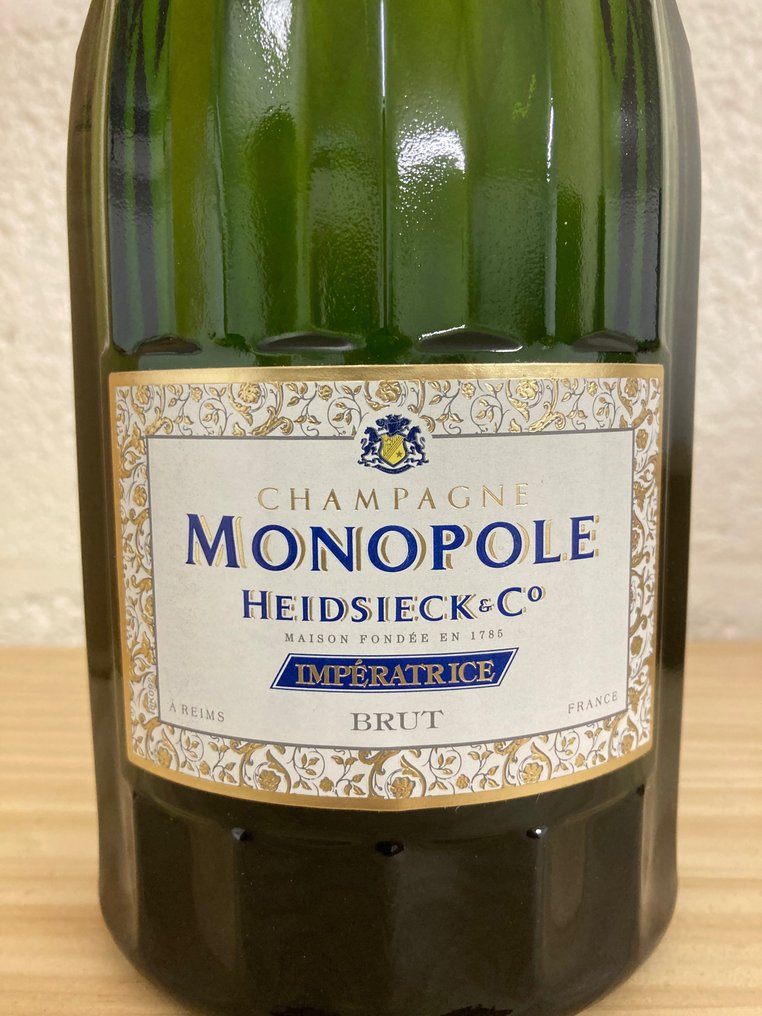 Monopole Heidsieck & Co Impératrice, Silver Top and Blue Top ...
