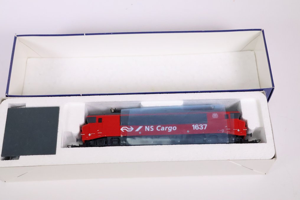Roco H0 - 62674 - Electric locomotive (1) - Series 1637 'Amersfoort', high grille - NS Cargo ...
