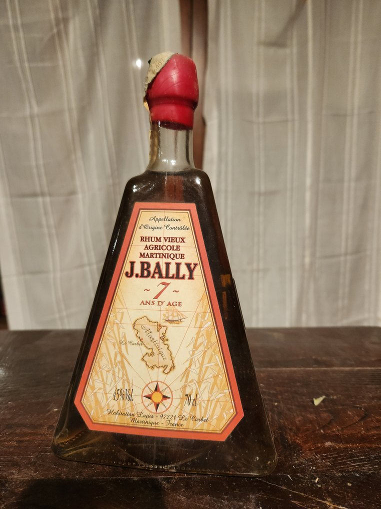 J. Bally 7 years old - Rhum Vieux Agricole - b. mid 1990s-mid 2000s - 70cl - Catawiki