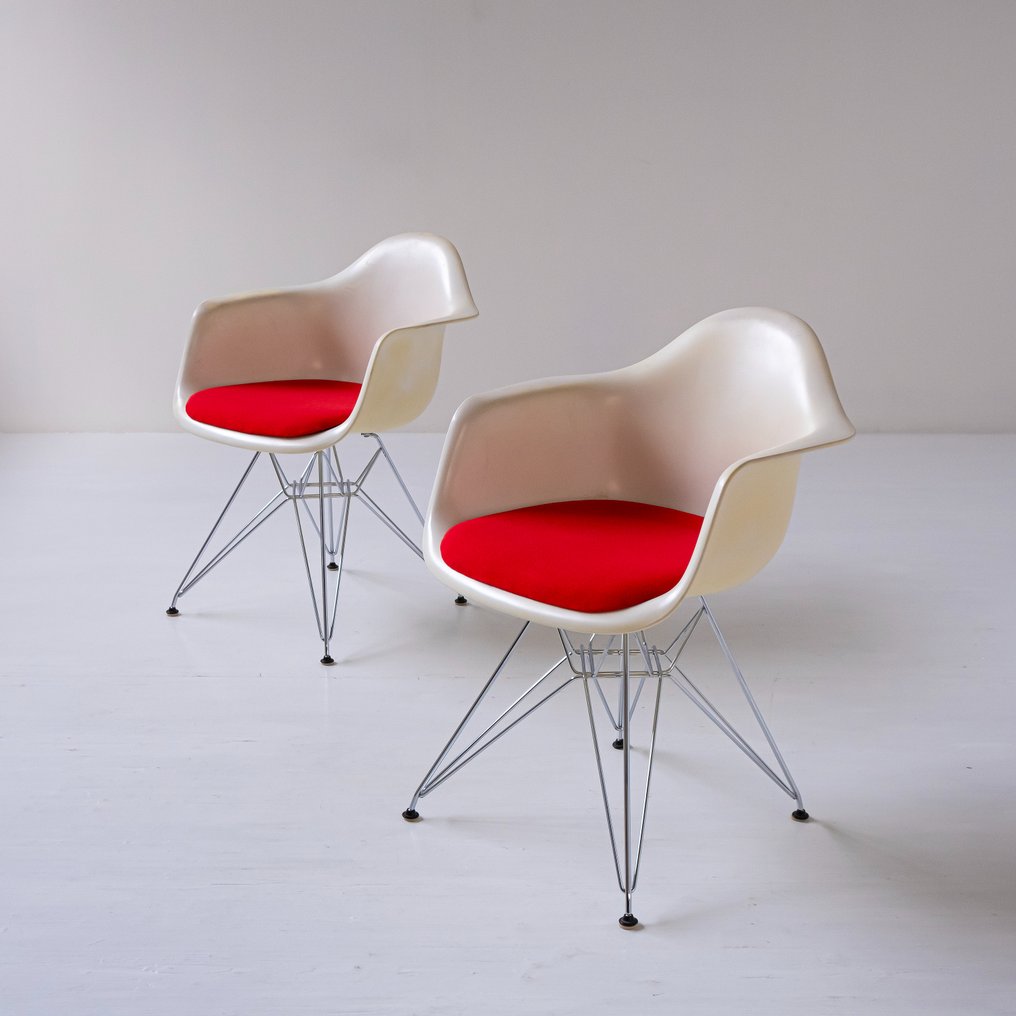 Vitra - Charles & Ray Eames - Chaise (2) - Dar - Acier, Plastique ...