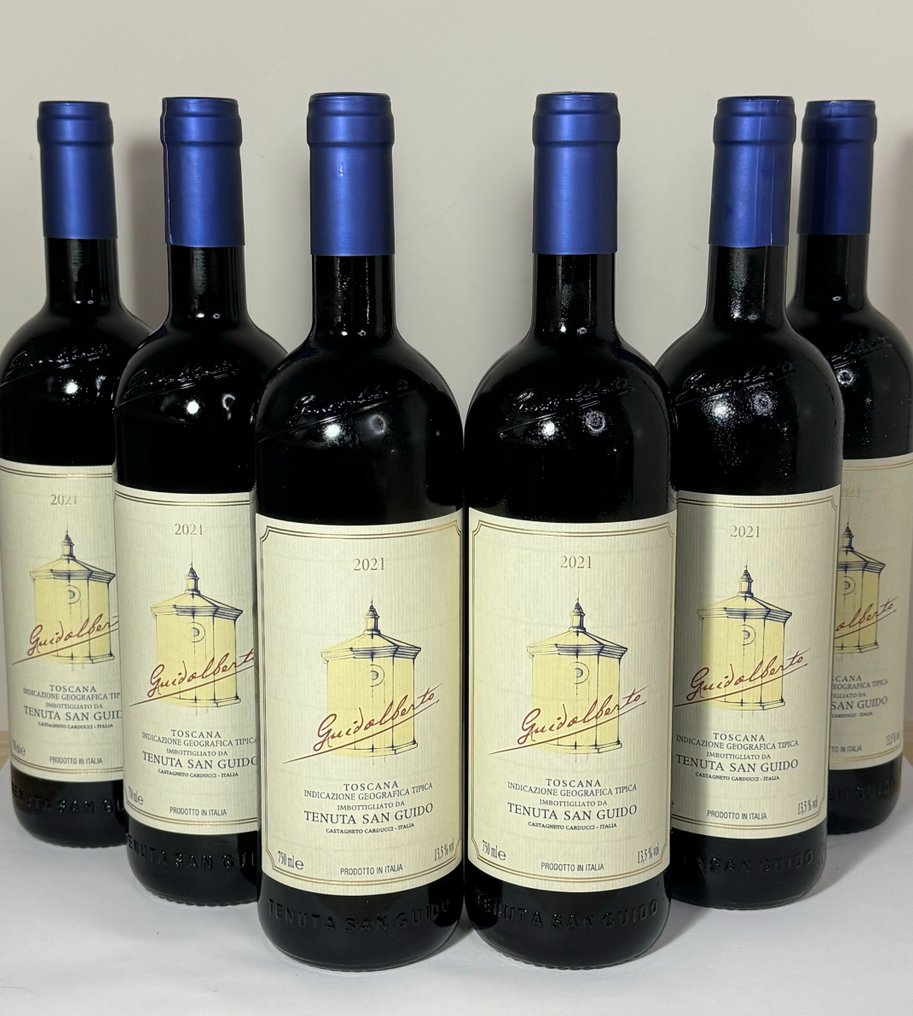2021 Tenuta San Guido, Guidalberto - Toscana IGT - 6 Bottles (0.75L) - Catawiki