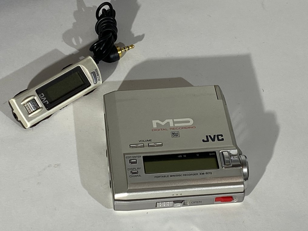 Jvc Portable Minidisc Recorder Xm R70sl Draagbare Minidisc Speler Recorder Catawiki