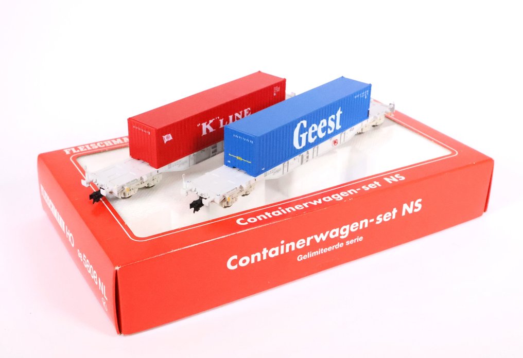 Fleischmann H0 - 98 5808 NL - Modeltrein goederenwagonset (1) - Set van ...