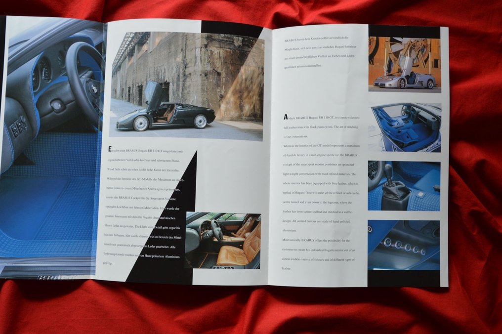 Brochure - Bugatti - Bugatti EB110 Brabus brochure catalogue prospekt - Catawiki