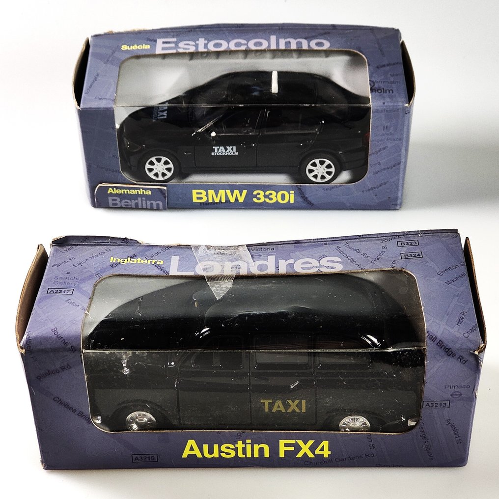 Welly 1:38 - 2 - Model car - Taxis of the World - Austin FX4 (London ...