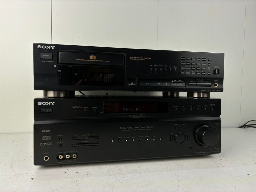 Sony - STR-DE598 Solid state multi-channel receiver, CDP-461 CD Player - Hi-fi set - Catawiki