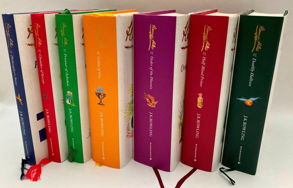 J.K. Rowling - Harry Potter 'Signature Edition', complete 7-volume set ...