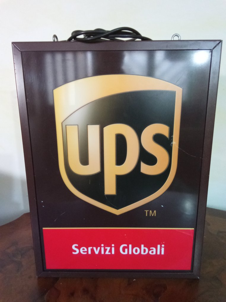 ups - Lighted sign - metal/plastic - Catawiki