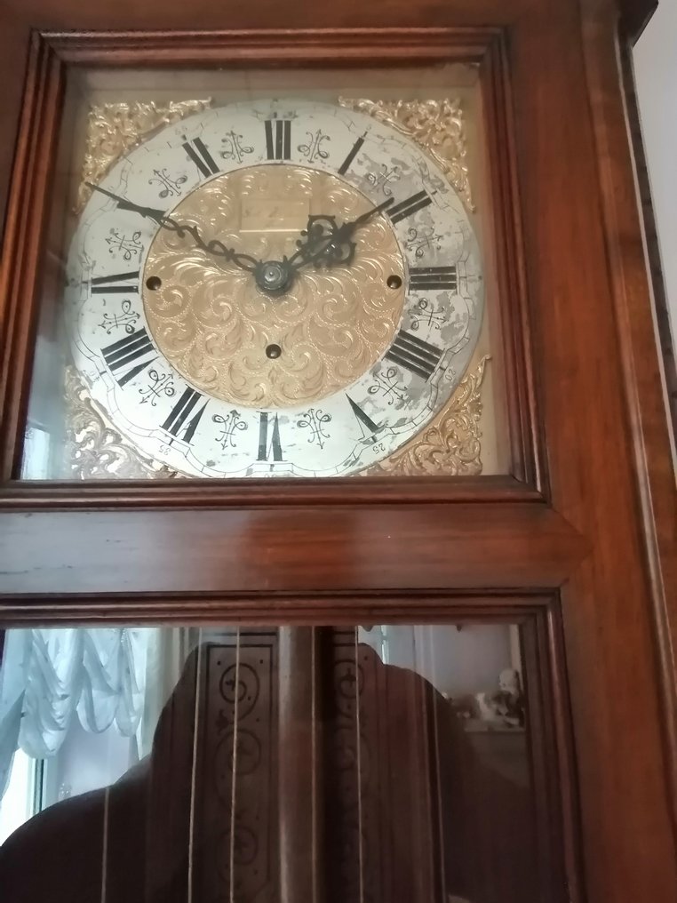 Wandklok - Regulateur - 400 - Biedermeier - Wood, Walnoot - 1850-1900 - Catawiki