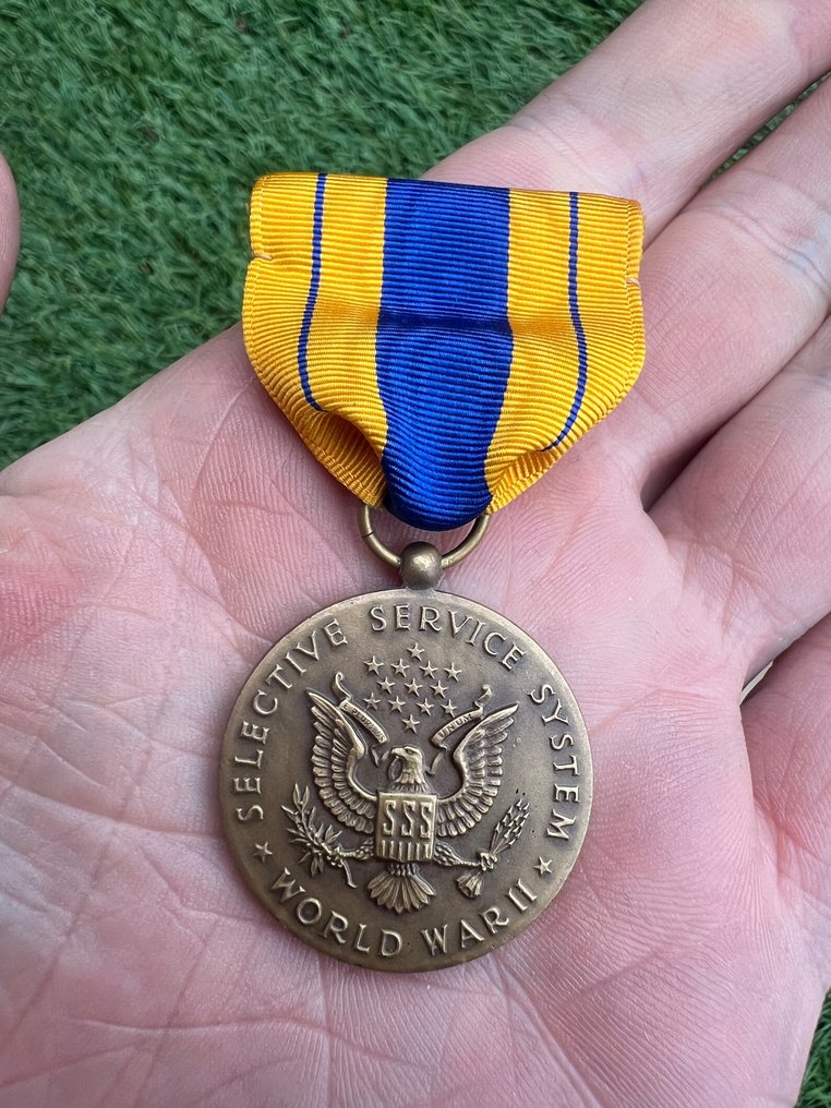United States of America - Medal - US WW2 Selective Service Medal in ...