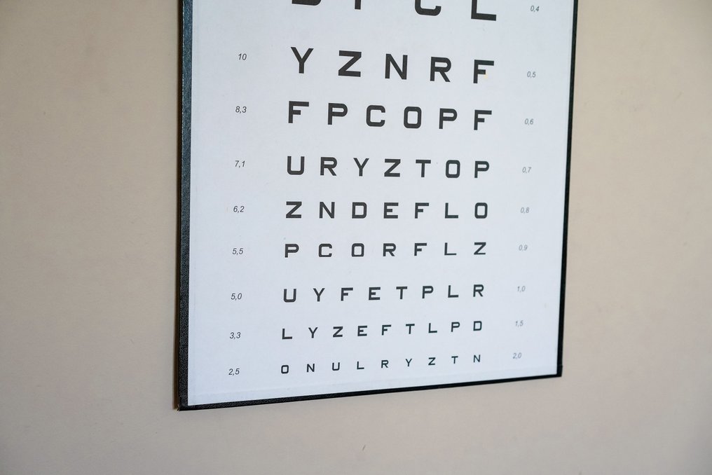 Medical equipment - Visual Acuity Chart, Snellen Board, Eye Test Board ...