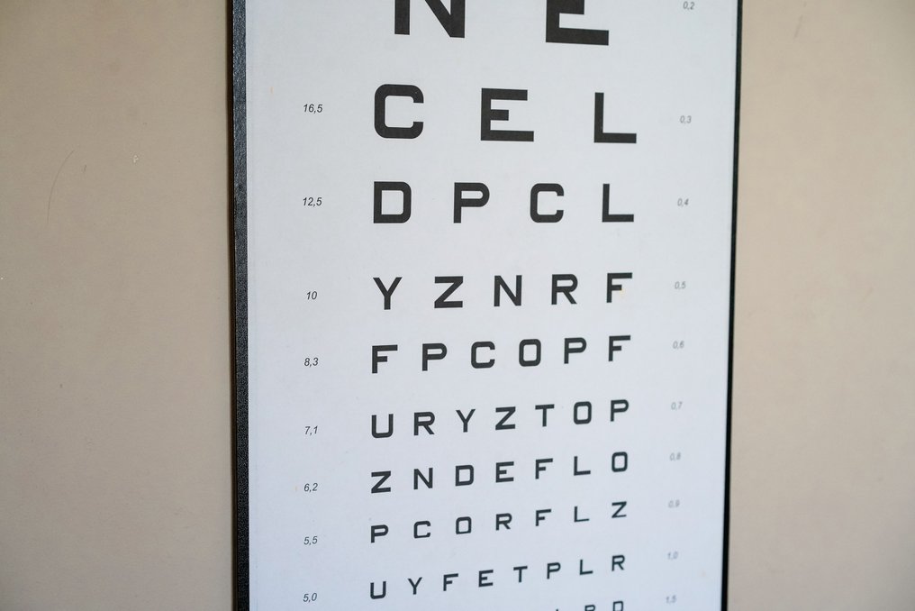 Medical equipment - Visual Acuity Chart, Snellen Board, Eye Test Board ...