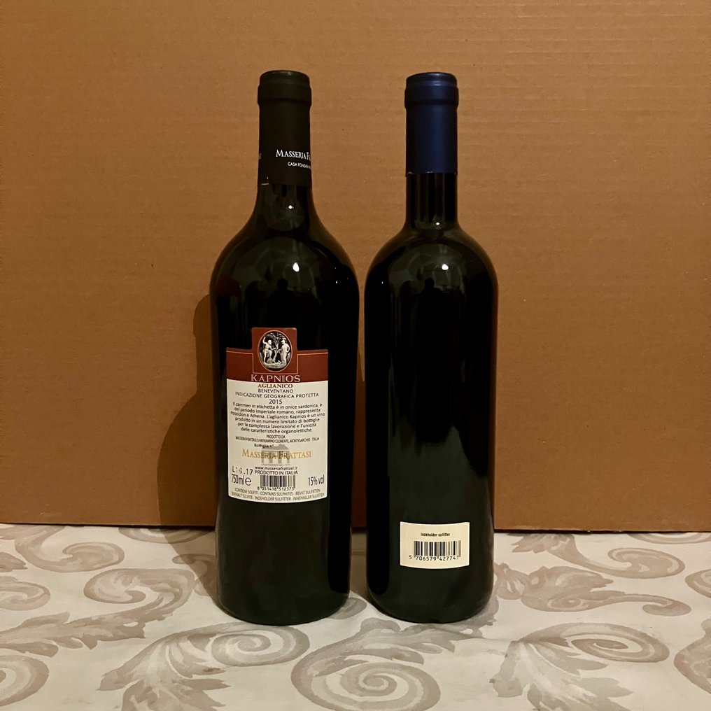 2015 Kapnios, Masseria Frattasi & 2020 Guidalberto, Tenuta San Guido - Campânia, Toscânia - 2 ...