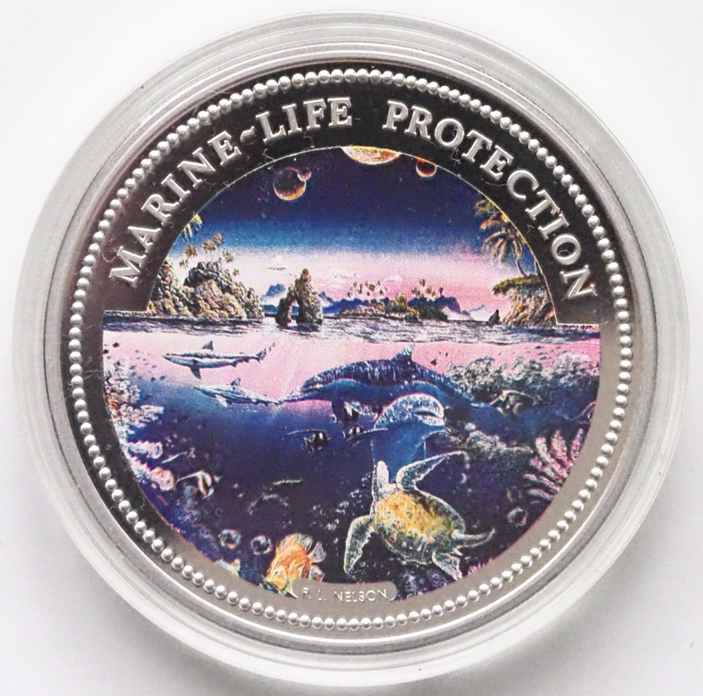 Palau. 20 Dollars 1994 Marine-Life Protection, 5 Oz (.999) - Catawiki
