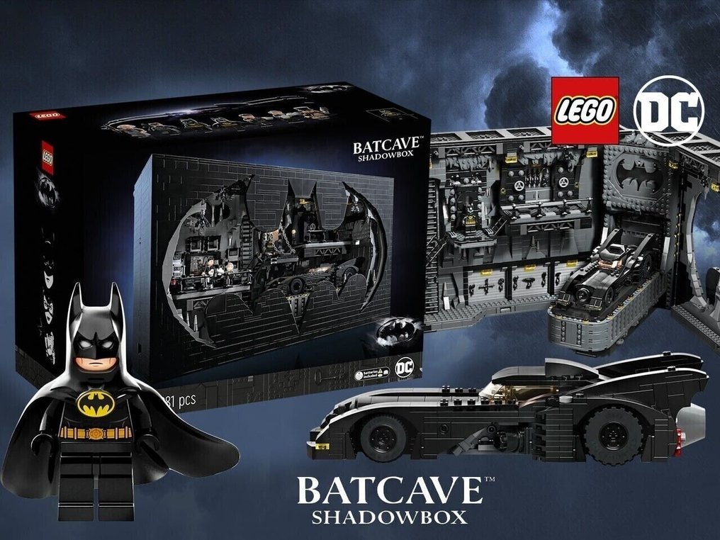 Lego - 76252, DC Comics Super Heroes, Batman Returns, 2023, Batcave ...
