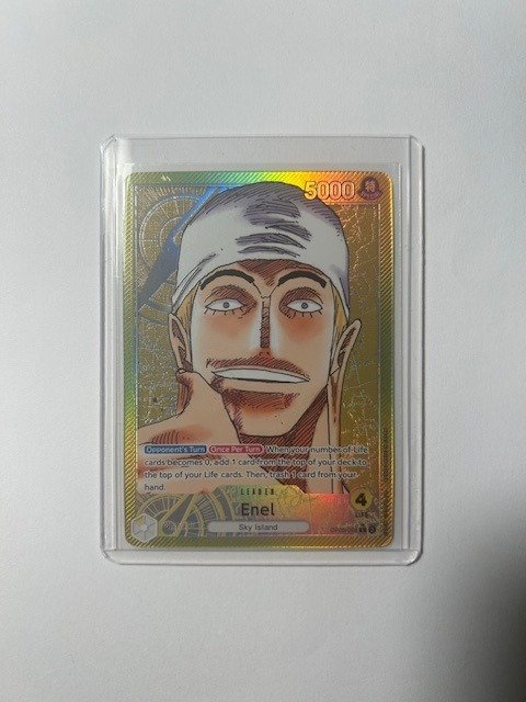 Bandai - 1 Card - One Piece - One Piece Card - OP05-098 - Leader ENEL ... Bandai - 1 Card - One Piece - One Piece Card - OP05-098 - Leader ENEL ...