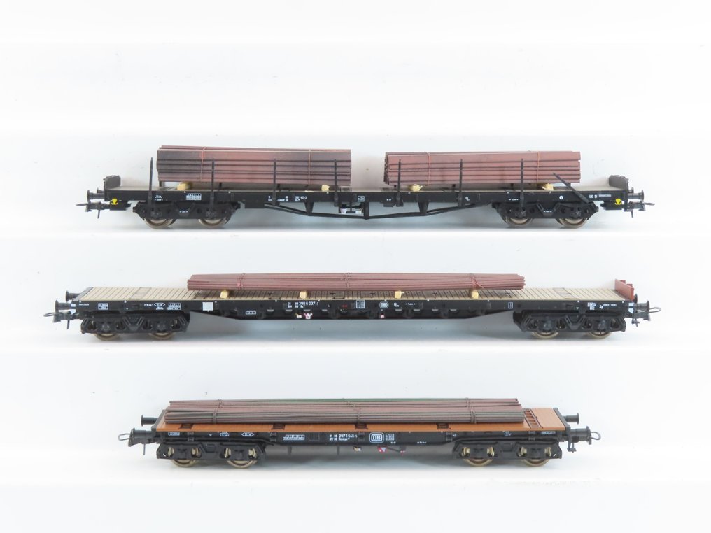 Roco H0 - 67280/67902/76861 - Model train freight wagon set (1) - 3 ...