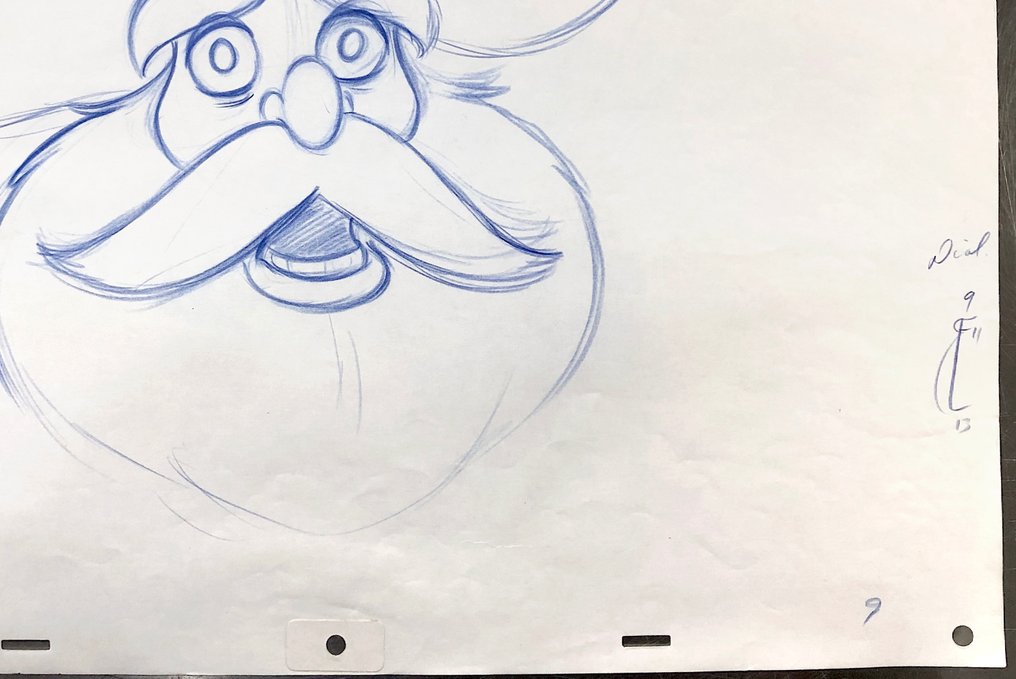 Walt Disney Studios, 1992 Original drawing - Aladdin - Sultan Original ...