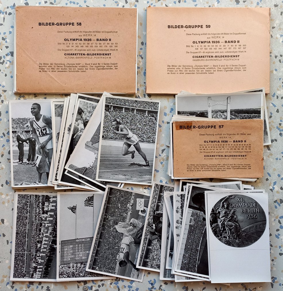 Duitsland - 200 verzamelfoto's van de Olympische Zomerspelen van 1936 ... Duitsland - 200 verzamelfoto's van de Olympische Zomerspelen van 1936 ...