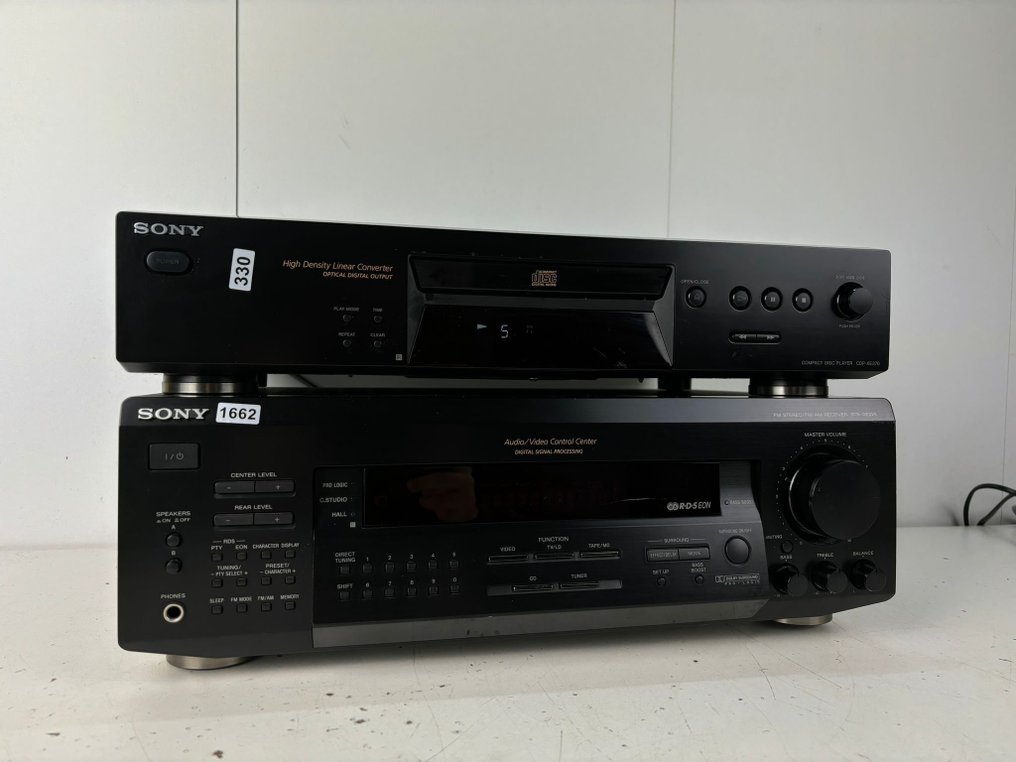 Sony - STR-DE225 + CDP-XE370 Hi-fi set - Catawiki