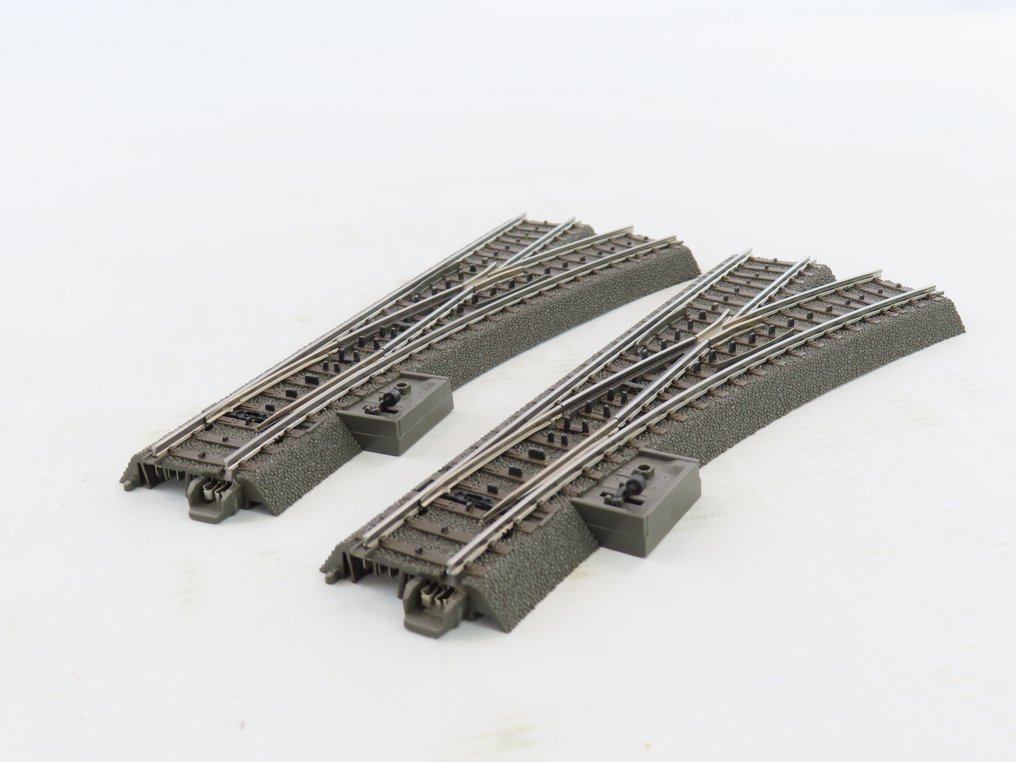 Märklin H0 - 24611/24612 - Modeltreinsporen (2) - 2-delig railkavel met ...